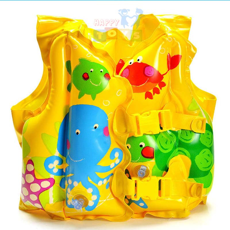 Intex 59661 เสื้อชูชีพเป่าลม ลายเพื่อนสัตว์ทะเล ขนาด 33*21*25 cm ...
