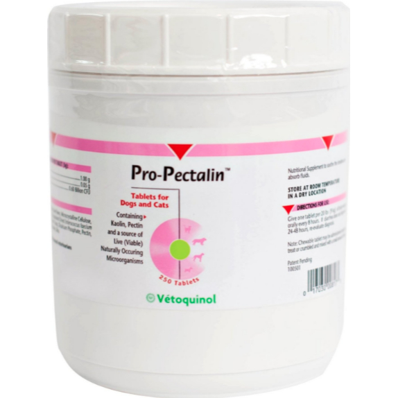 Vetoquinol Pro-Pectalin Anti-Diarrheal Tablets สำหรับแมวและสุนัข ...