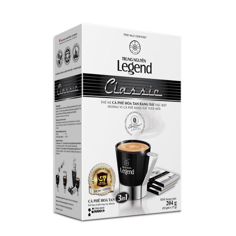 [ของแท้100%] Trung Nguyen Legend Classic กาแฟ 3 in 1 ของแท้จากเวียดนาม ...