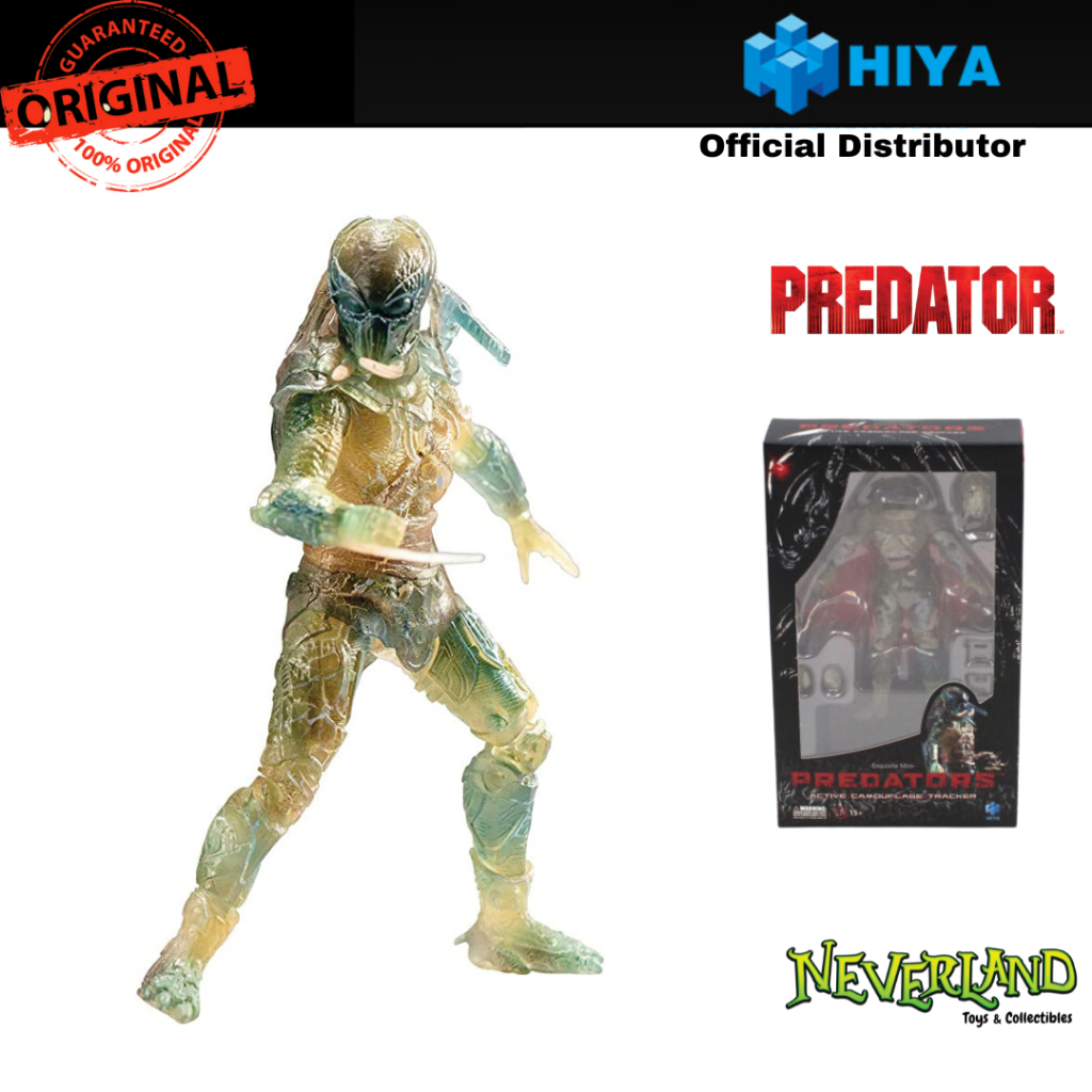 Hiya Toys PREDATORS - Active Camouflage Tracker Action Figure Exquisite ...