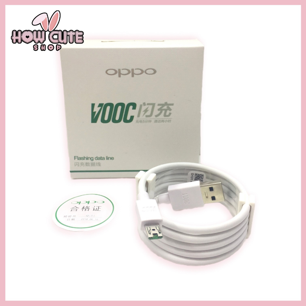 สายชาร์จOPPO VOOC รองรับ VOOC (flash charge) ใช้ได้ทุกรุ่นที่เป็น Micro [How cute shop] | Shopee ...