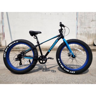 TRINX T106(ส่งฟรีทั่วไทย ผ่อน0%) จักรยานล้อโต 26×4 นิ้ว เกียร์ SHIMANO ...