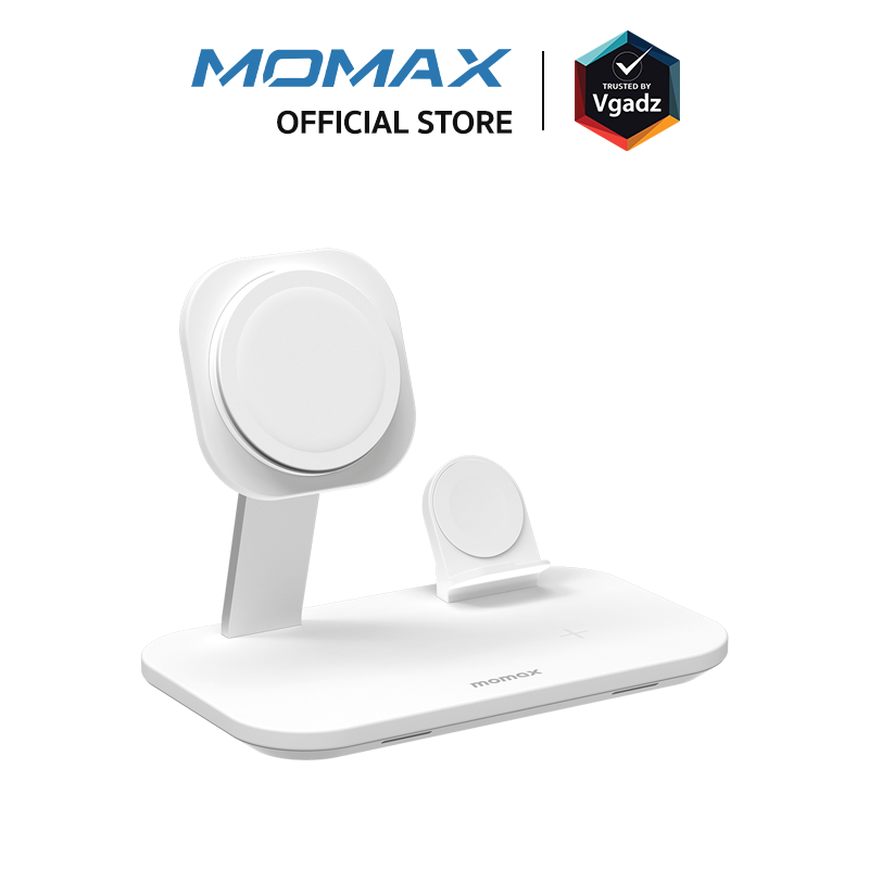 Momax รุ่น Q.Mag Pro 3 3-in-1 Wireless Charger with Magnetic แท่นชาร์จ ...