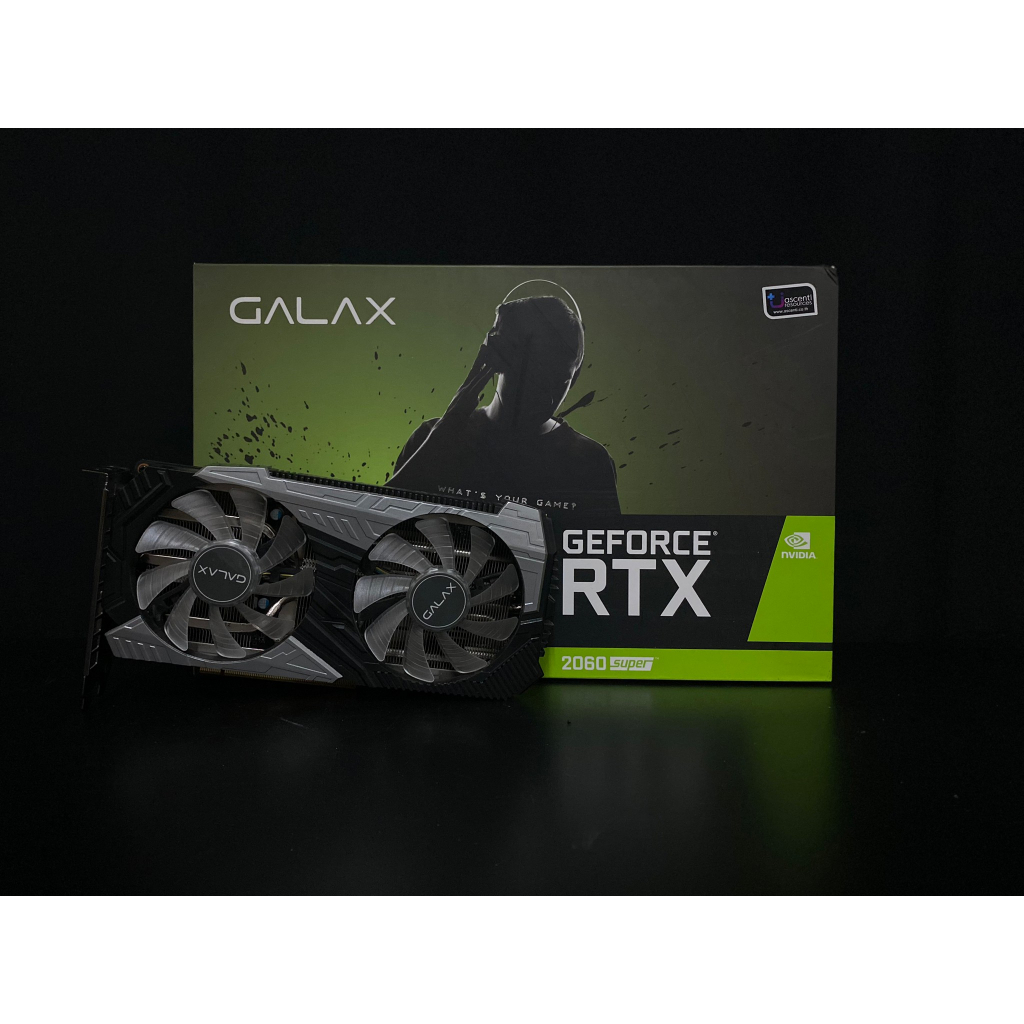 การ์ดจอ VGA GALAX RTX 2060SUPER OC 8GB V2 GDDR6 สินค้ามือสอง มีกล่อง มีประกันศูนย์ ADVICE 18/03 ...