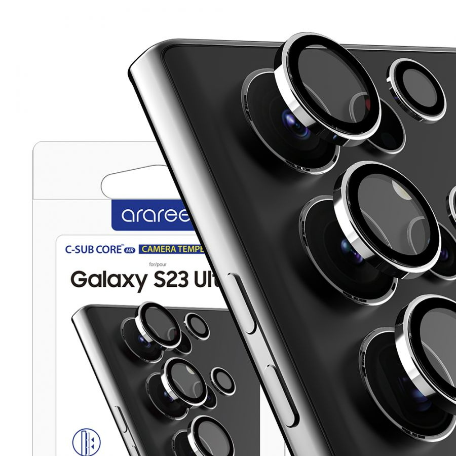 ARAREE C-Subcore Full Cover Camera Lens Tempered Glass S23 Ultra ...