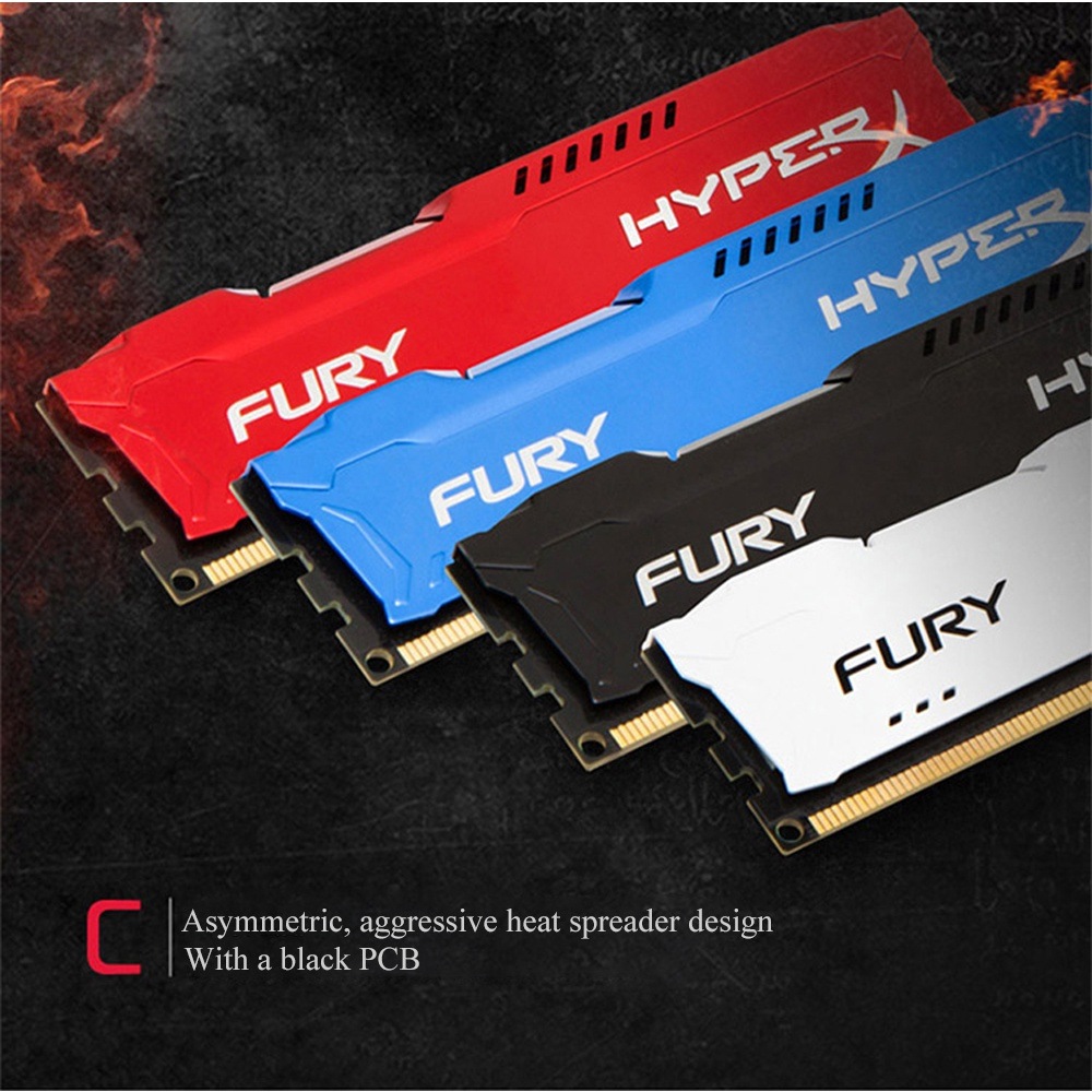 [จากกรุงเทพฯ] Kingston Hyperx Fury Dektop RAM DDR3 4GB 8GB 1333MHz 1666MHZ 1866MHZ 1.5V ...