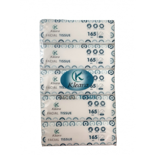 GlobalHouse KLEARA กระดาษเช็ดหน้า 3 ชั้น 130 แผ่น (5 ห่อ/แพ็ค) สินค้า ...