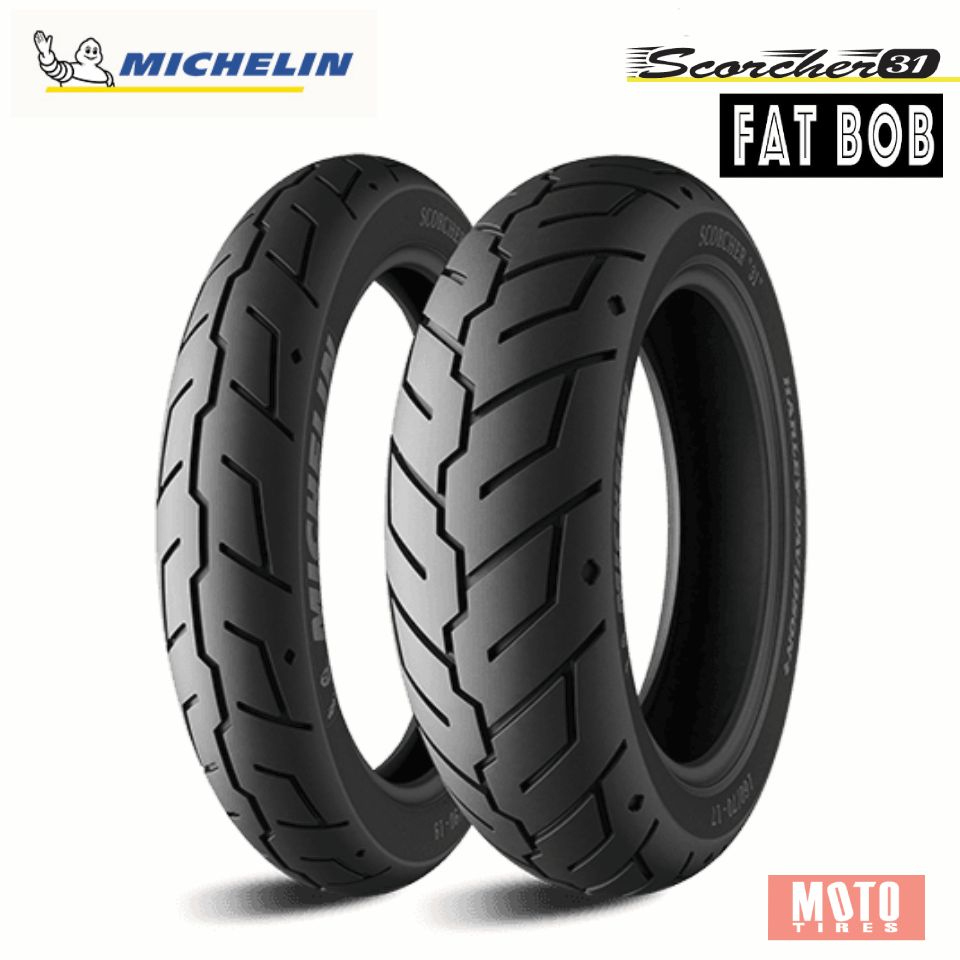 ยาง Harley Davidson Fat Bob ยี่ห้อ Michelin Scorcher 31 / Scorcher 32 ...