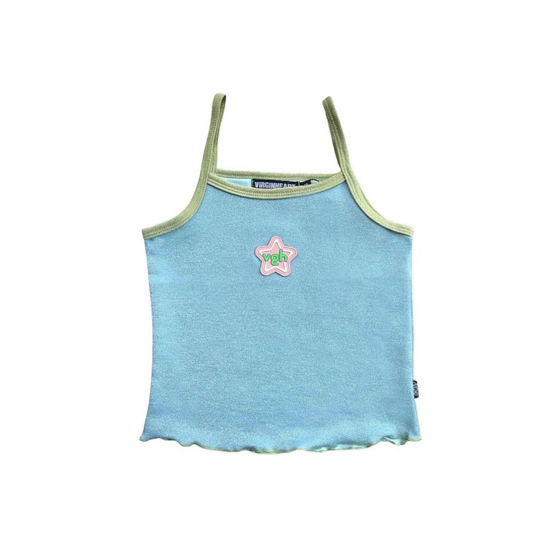 Baby star glitter cami top blue hawaii | Shopee Thailand