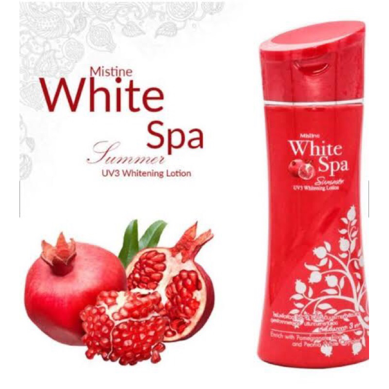 Mistine White Spa Summer UV3 Whitening Lotion มิสทิน ไวท์ สปา ซัมเมอร์ ยูวี ทรี ไวท์เทนนิ่ง ...