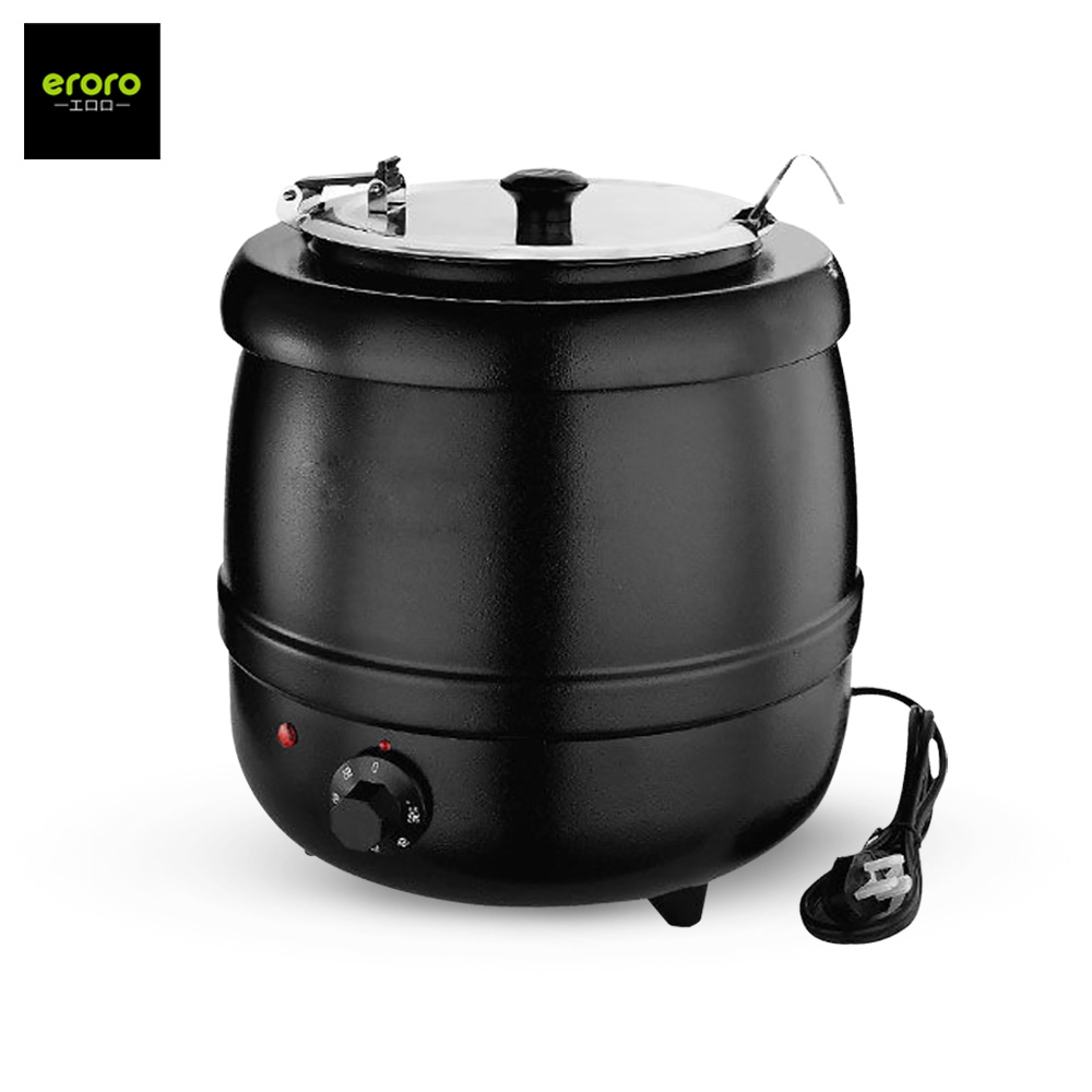 ERORO หม้ออุ่นซุปไฟฟ้า ขนาด 10 ลิตร Soup pot ปรับอุณหภูมิได้ หม้อต้มซุป ...