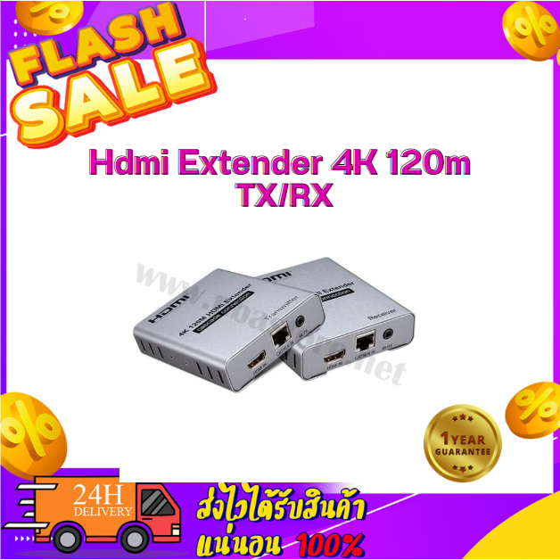 HDMI Extender 4K 120M TX/RX | Shopee Thailand