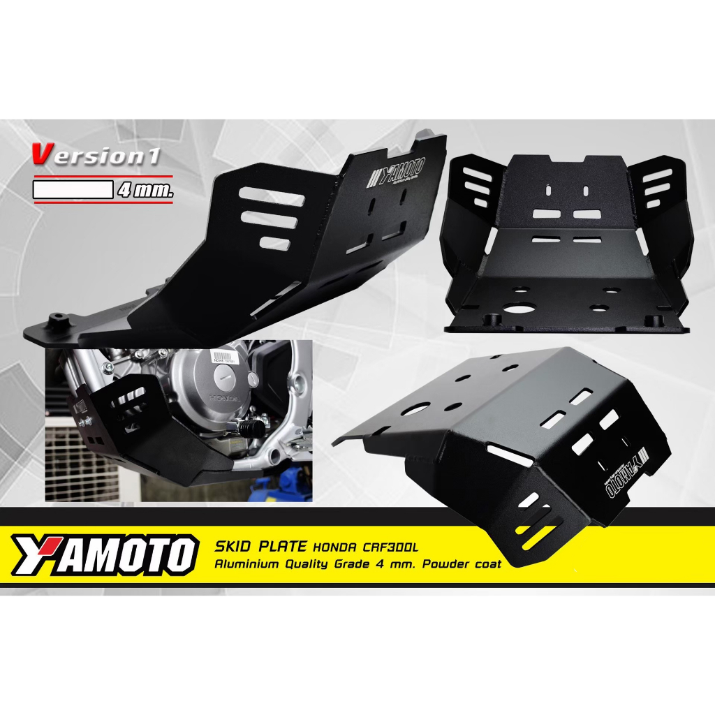 การ์ดแคร้ง CRF300L อลูมิเนียม หนา 4 มม. YAMOTO | Shopee Thailand