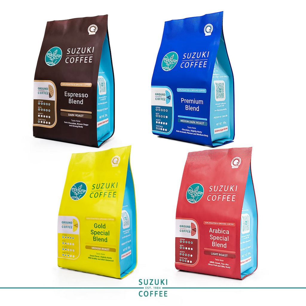 กาแฟคั่วบด กาแฟดริป พรีเมี่ยมเกรด SUZUKI COFFEE | Shopee Thailand
