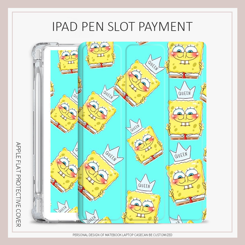 SpongeBob SquarePants เคสไอเเพด mini6 air3/4/5 เคส iPad gen7 8 9 gen10 ...
