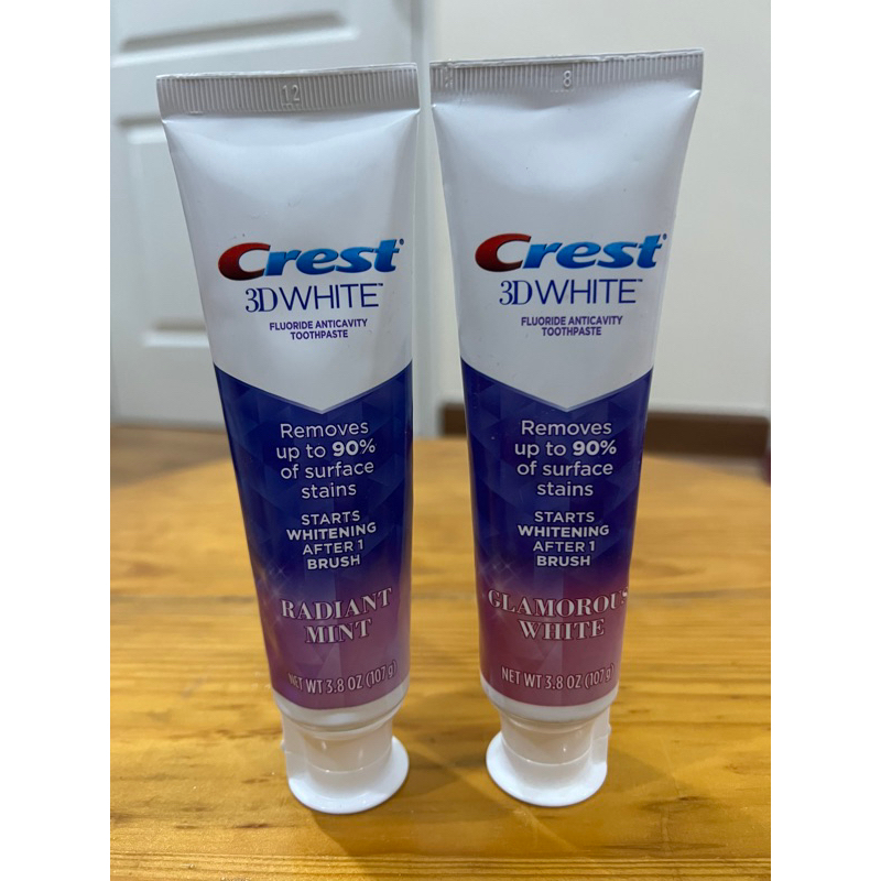 Toothpaste Whitening Crest 3D White, Fluoride Anticavity Toothpaste ...