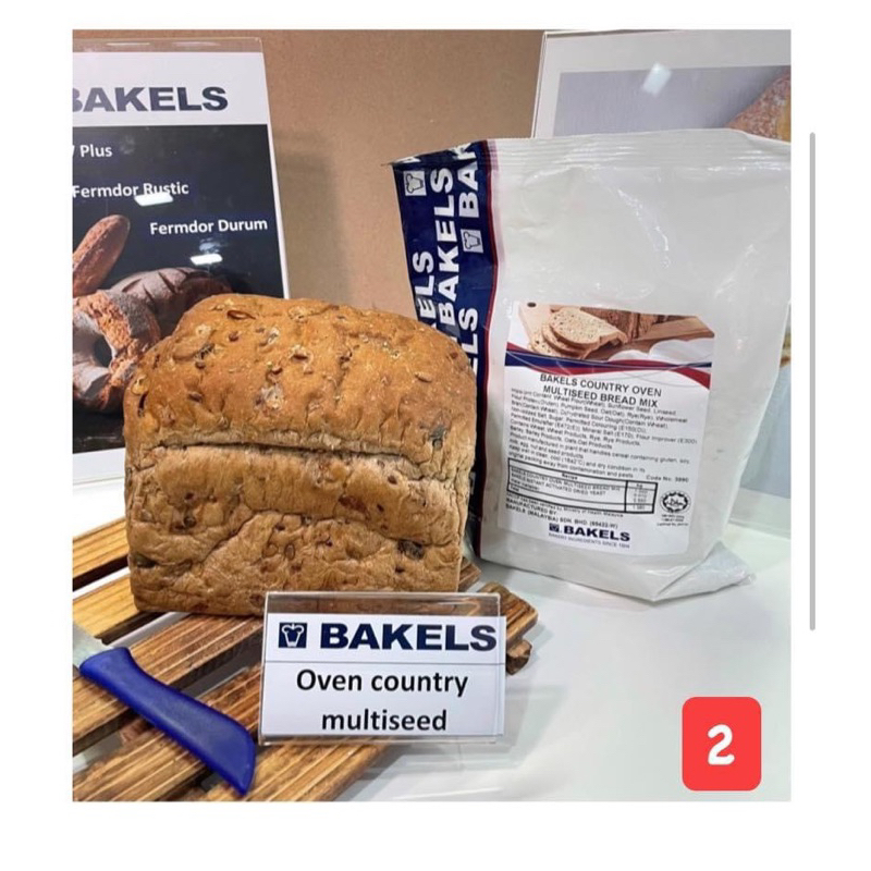 BAKELS COUNTRY OVEN MULTISEED BREAD MIX 1 kg | Shopee Thailand