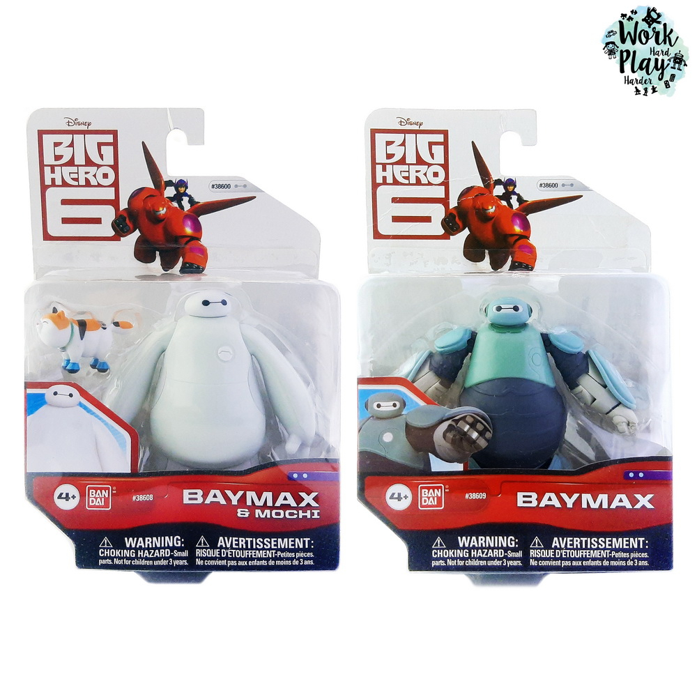 Disney Big Hero 6 Baymax & Mochi, Baymax Prototype Armor Action Figure ...