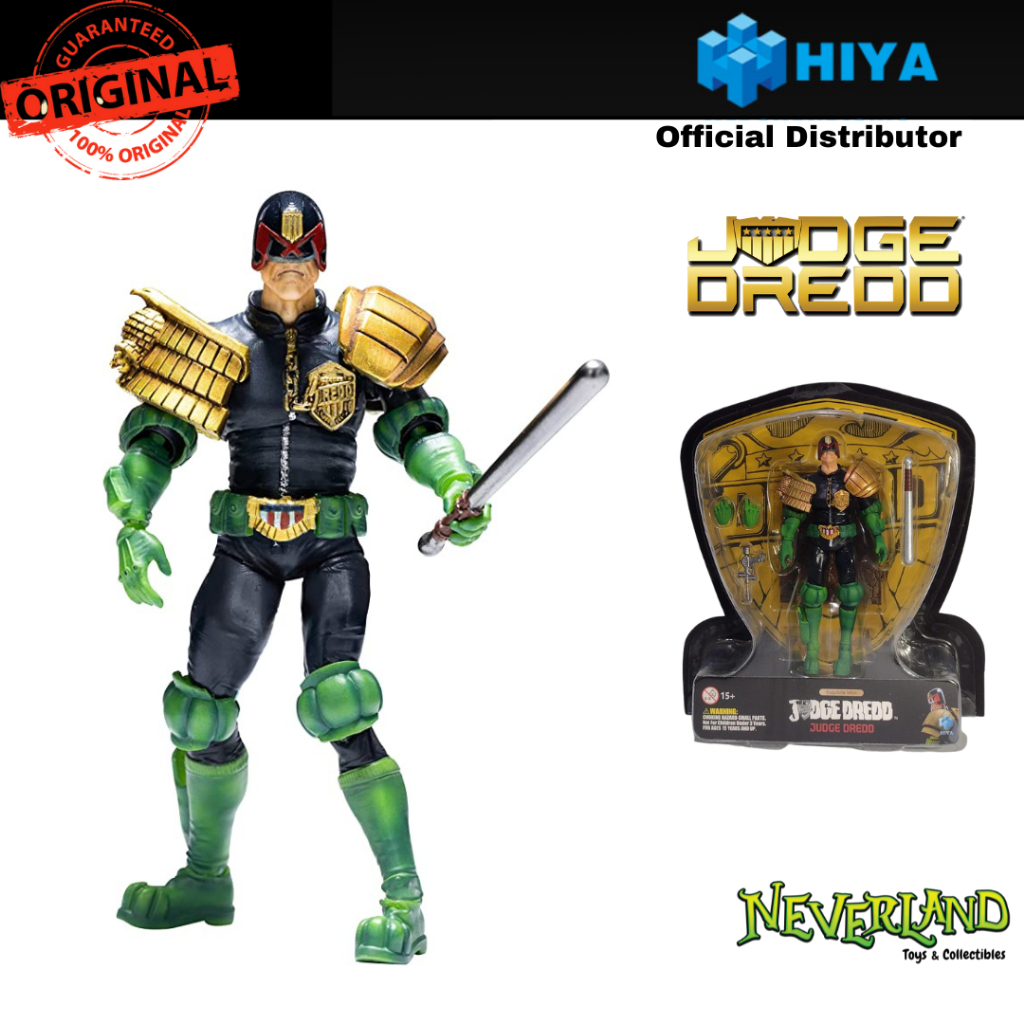 Hiya Toys JUDGE DREDD Judge Dredd 4" Action Figure Exquisite Mini ...