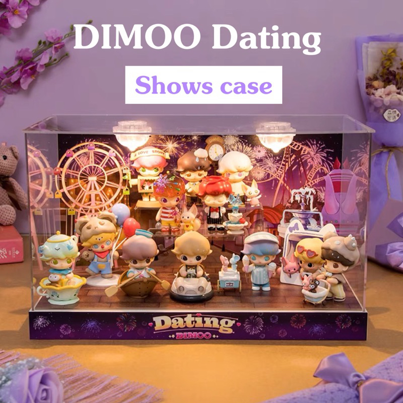 ตู้โชว์ DIMOO Dating Series 💘🎡 กล่องโมเดล กล่องอคิลิคพร้อมอุปกรณ์ประกอบ ...