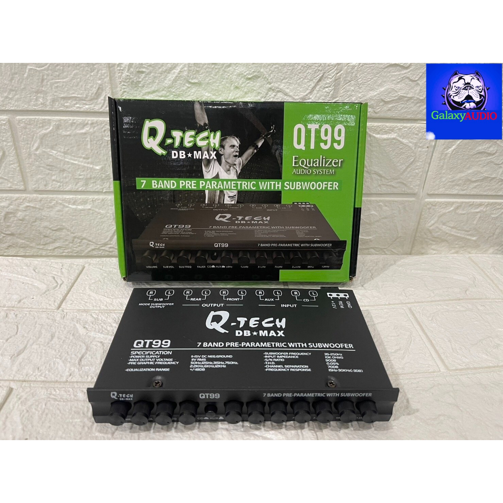 ปรีแอมป์โม Q-Tech รุ่น QT99 เสียงดีเบสนุ่ม | Shopee Thailand