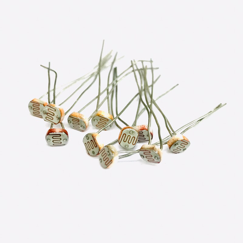 LDR (แพ็ค 10ตัว) ตัวต้านทานแปรค่าตามแสง 5mm Photo Resistor | Shopee ...