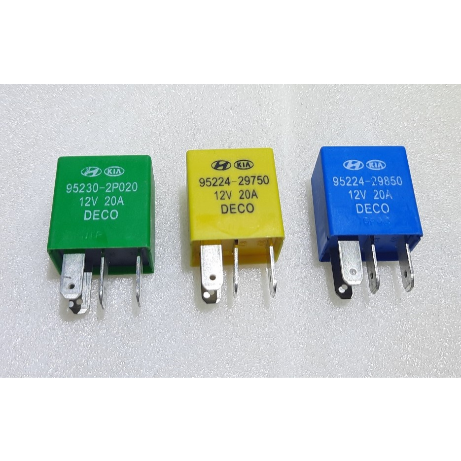 Relay DECO 95224-29750 / 95224-29850 / 95230-2P020 12V 20A รีเลย์ 4ขา ...
