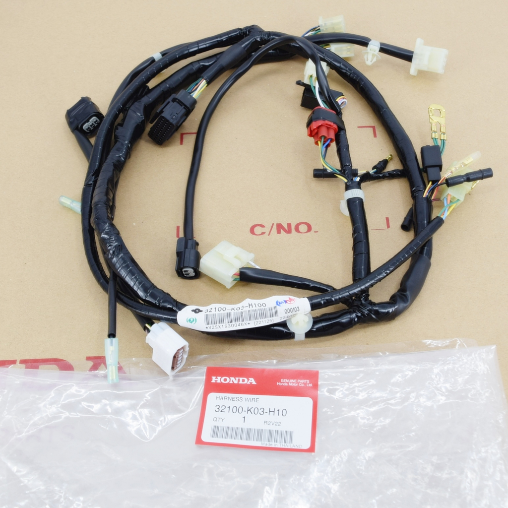 ชุดสายไฟเมน เวฟ110i ปี18 (สตาร์ทมือ) แท้ศูนย์ฮอนด้า ราคา/1ชุด 32100-K03-H10 | Shopee Thailand