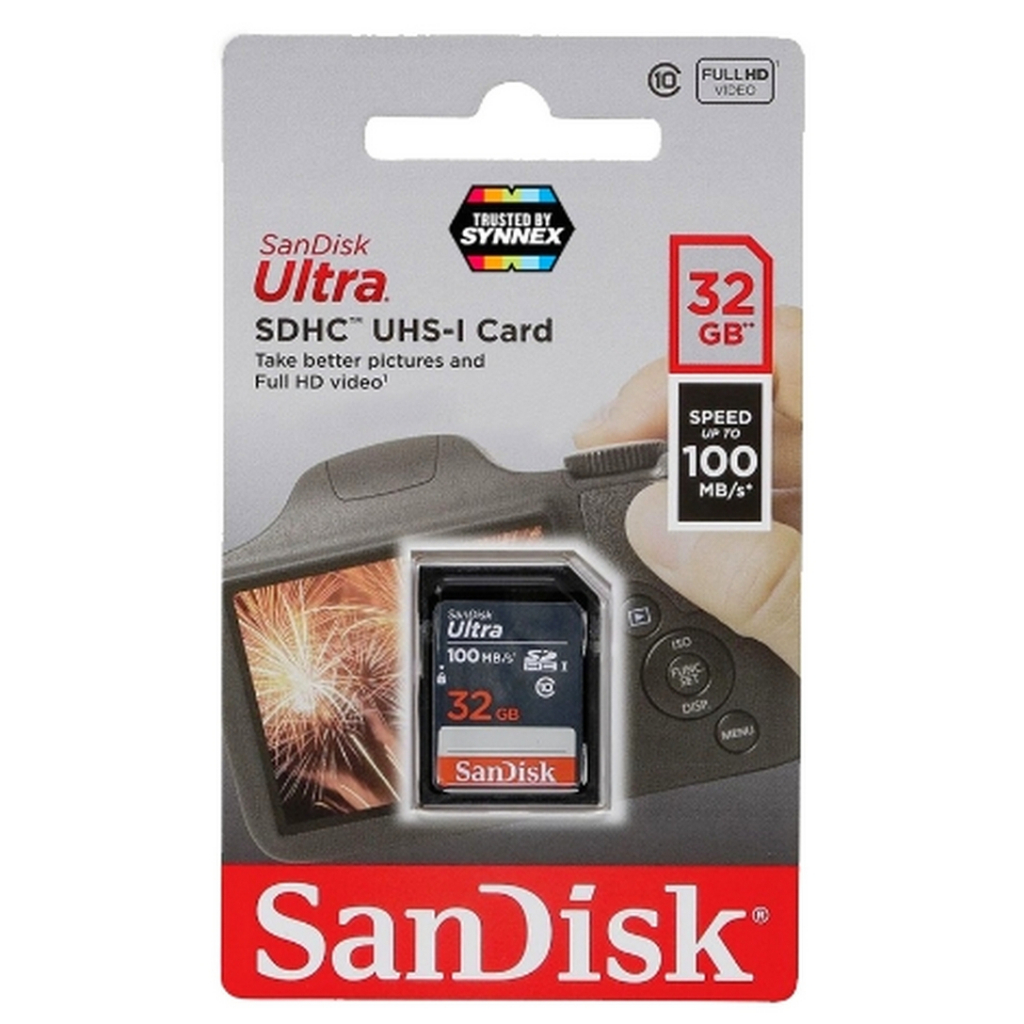 SANDISK ULTRA SDHC UHS-I 32 GB CLASS 10 100MB/S ประกันศูนย์ 7 ปี | Shopee Thailand