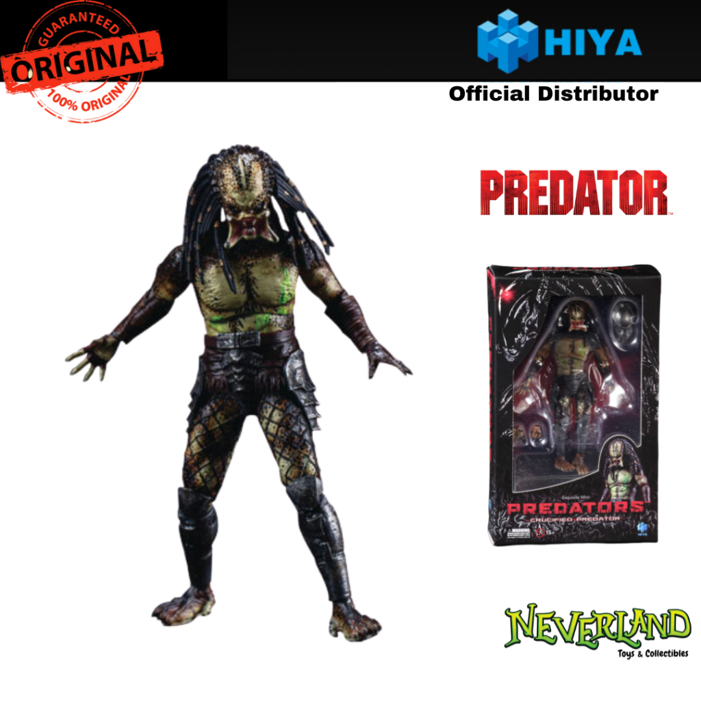 Hiya Toys PREDATORS - Crucified Predator Action Figure Exquisite Mini ...