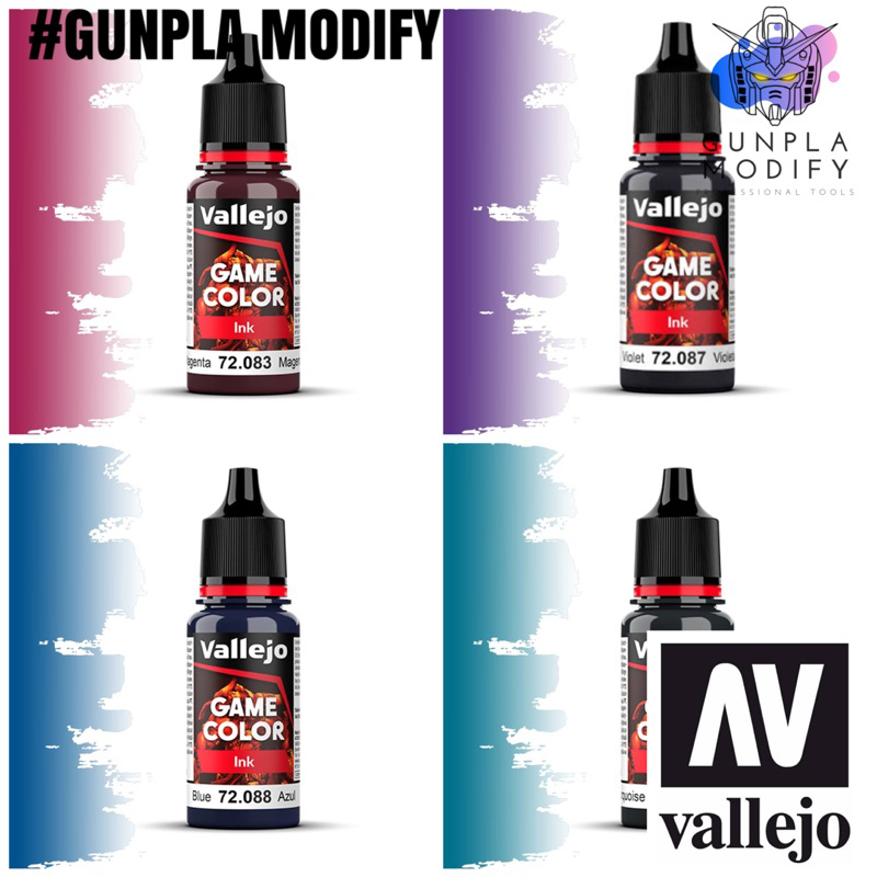 Vallejo New Game Color Ink สีอะคริลิคสูตรน้ำ เฉดสีแนวแฟนตาซี สีอิงค์ สี ...