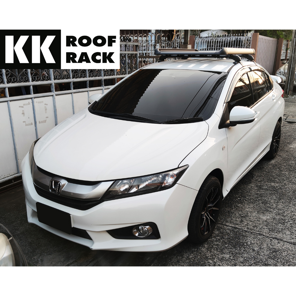 แร็คหลังคา ถาดอลูมิเนียม Honda City ทุกรุ่น GD GE GM GN ของใหม่ ไม่เจาะ ...
