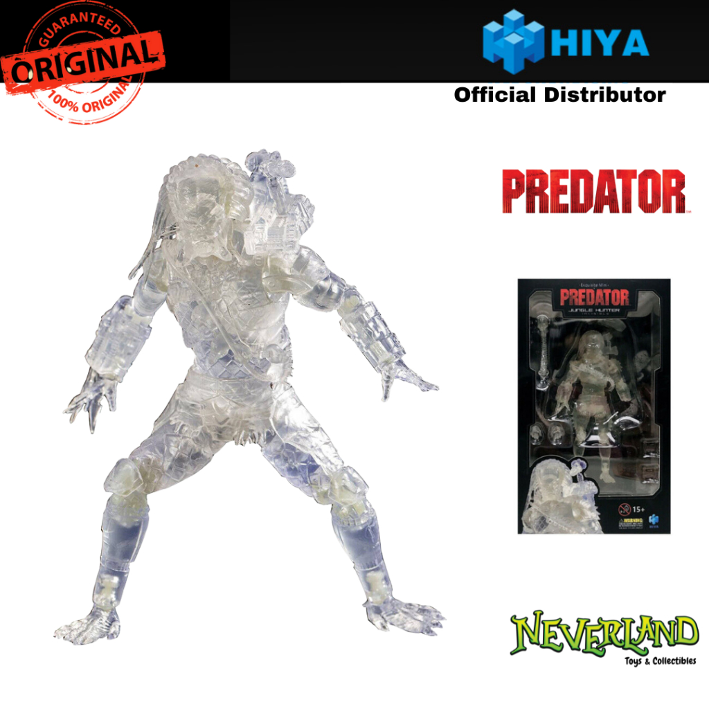 Hiya Toys PREDATOR - Invisible Jungle Predator Action Figure Exquisite ...