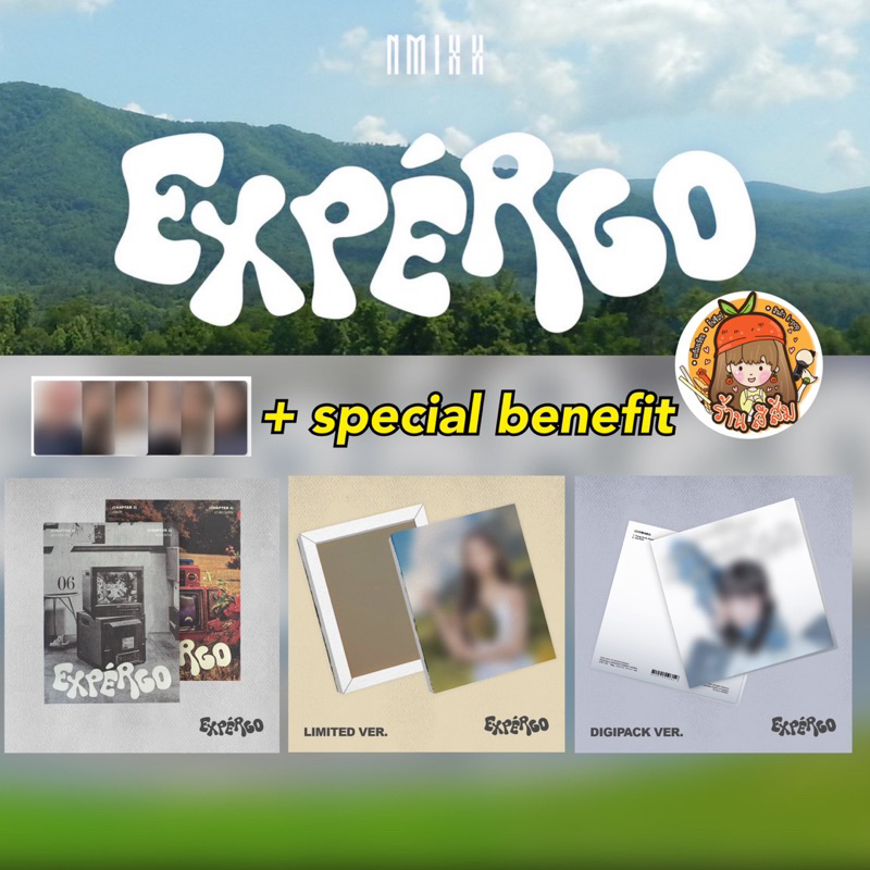 [พร้อมส่ง] NMIXX อัลบั้ม 1ST EP [expérgo] + ของแถม Ktown4u,JYP SHOP ...