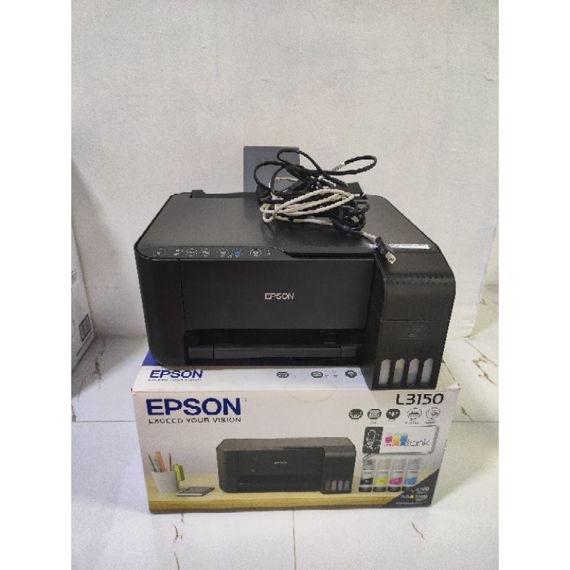 เครื่องปริ้นเตอร์ สแกน ถ่ายเอกสาร Wifi Epson L3150 | Shopee Thailand