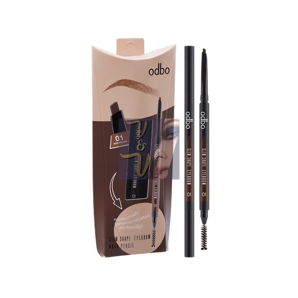 (OD703) Odbo Slim Shape Eyebrow Auto Pencil โอดีบีโอ สลิม เชป อายโบรว ออโต้ เพนซิล | Shopee Thailand
