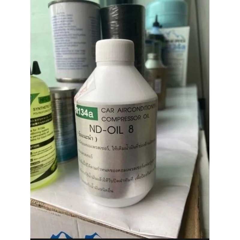 น้ำมันคอมเพรสเซอร์ R134 OIL8 แท้ DENSO 250cc น้ำมันคอม ND-Oil 8 ใช้กับ ...