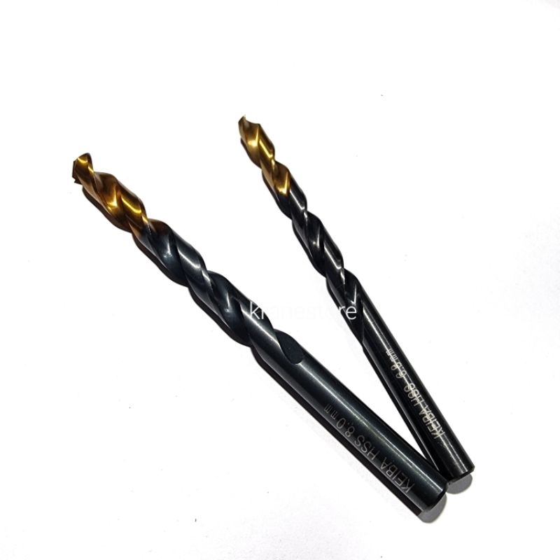 Kranestore ดอกสว่านเคลือบไททาเนียม( Keiba )เกรดHSS M2 #1.0 - 6.0mm | Shopee Thailand