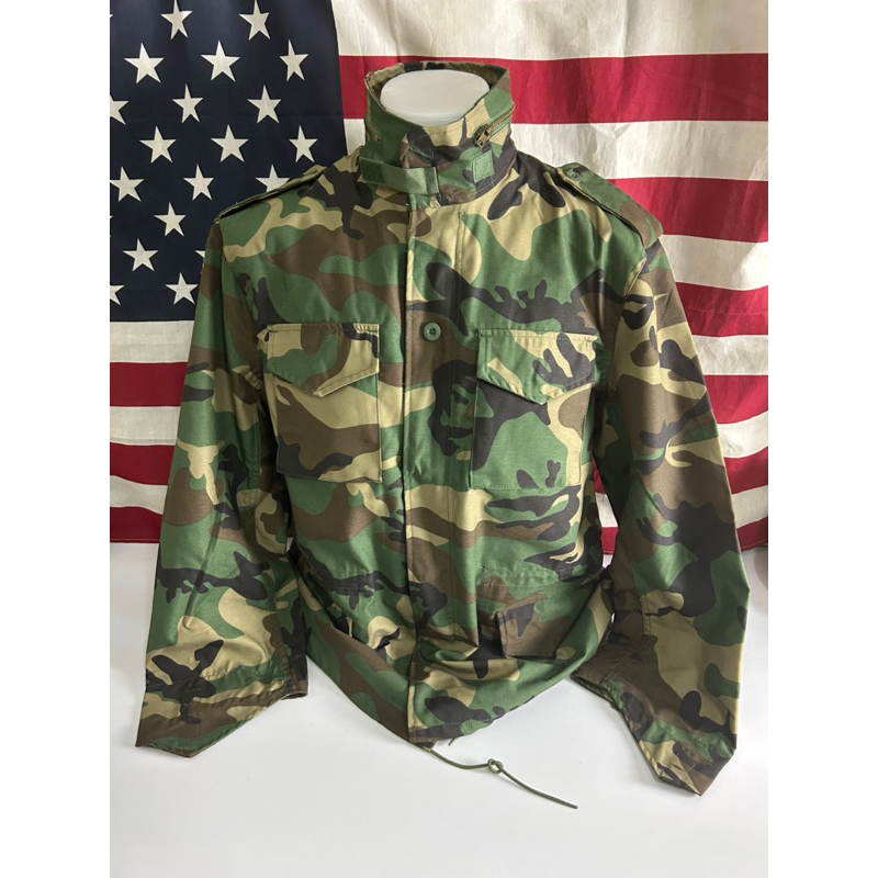 แจ็คเก็ต M65 มือ1: Coat Cold Weather Man field:SIZE: S,M,L,XL :woodland ...