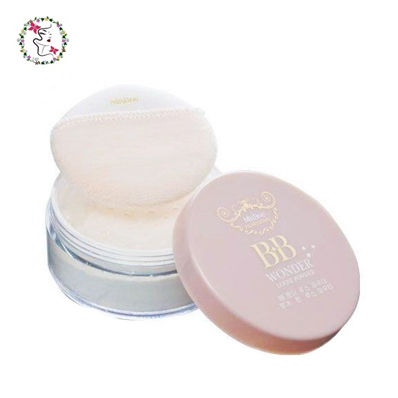 Exp.05/2024 แป้งฝุ่น มิสทิน บีบีวันเดอร์ ลูซเพาเดอร์ Mistine BB Wonder Loose Powder 15 g ...
