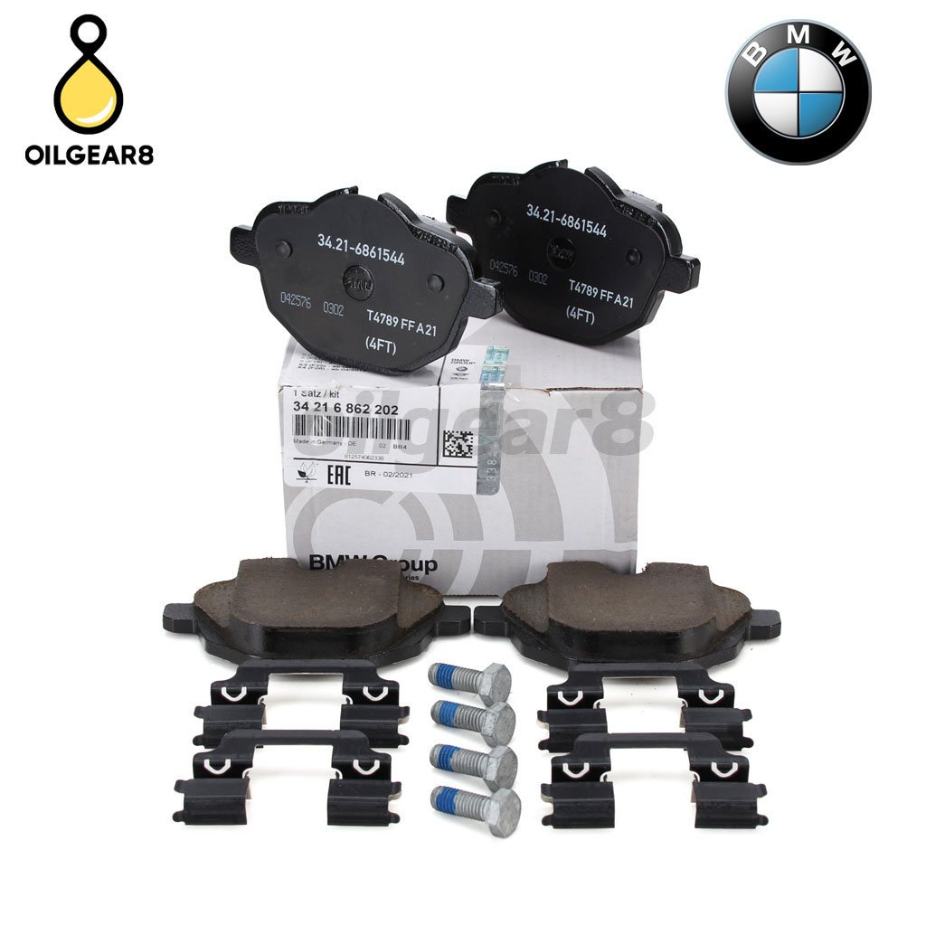 BMWแท้ ผ้าเบรคหลัง F10 F25 F26 G30 เบอร์ 34216885451 34216862202 ...