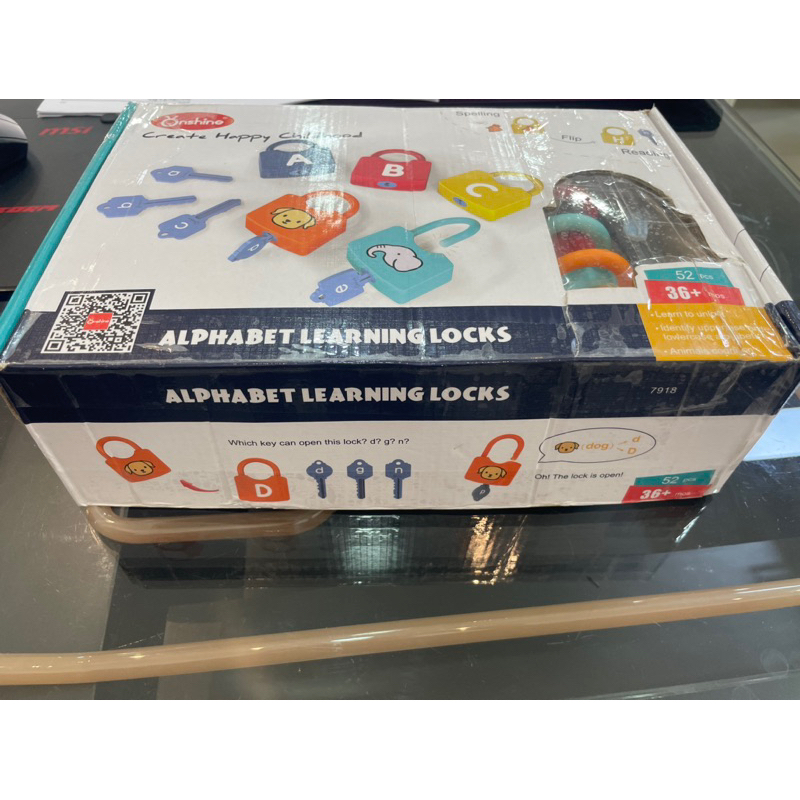 ชุดไขกุญแจ abc Alphabet Learning Locks (ส่งฟรี) | Shopee Thailand