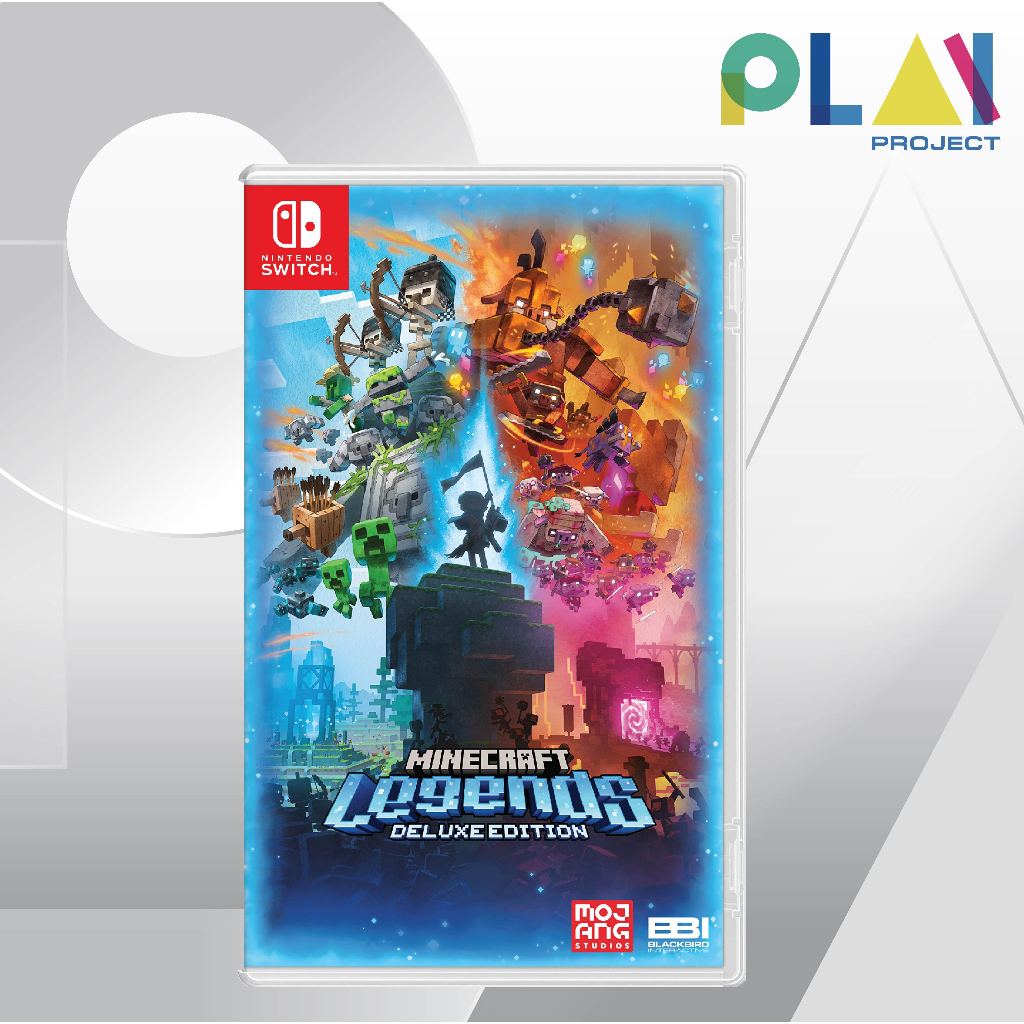 Nintendo Switch : Minecraft Legends Deluxe Edition [มือ1] [แผ่นเกมนินเ ...