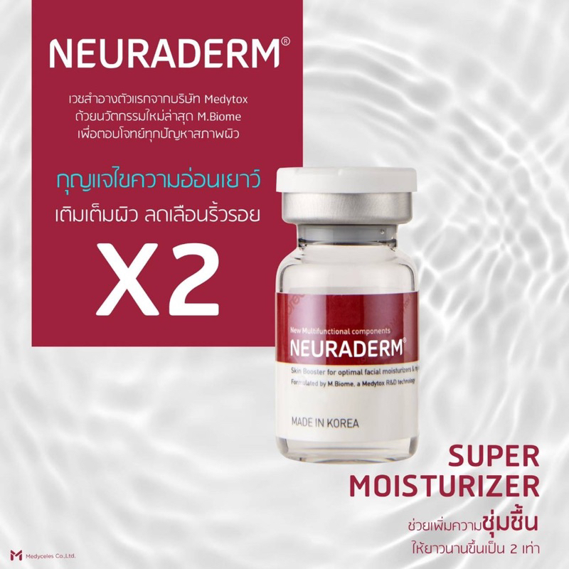 Neuraderm Serum 1 ขวด 5 ml หน้าใส ชุ่มชื่น ลดฝ้า อย.ไทย | Shopee Thailand