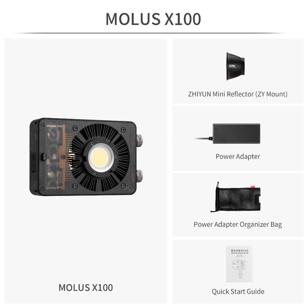 Zhiyun Molus X100 (Standard,Combo,Pro) สินค้าเลือกชุด | Shopee Thailand