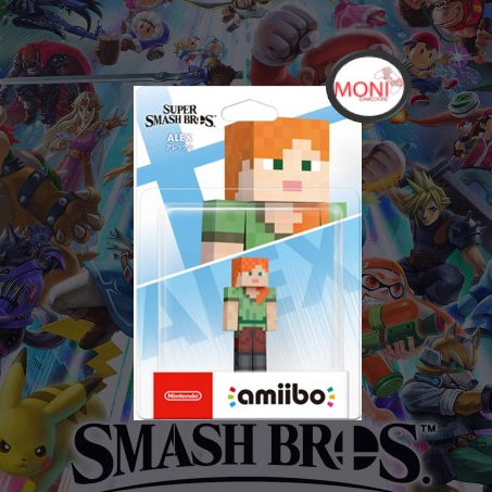 Amiibo Figures Minecraft x Super Smash Bros Series (JP) Nintendo Switch ...
