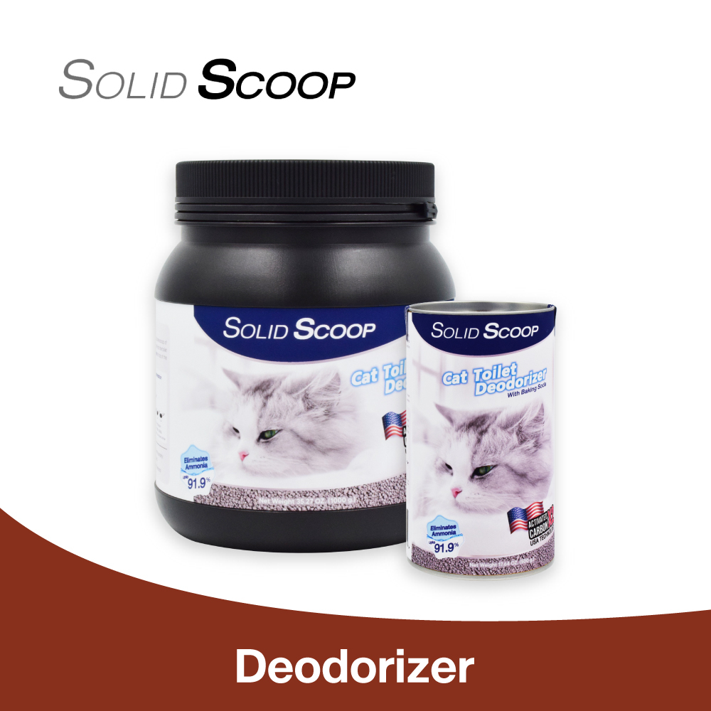 Solid Scoop Litter Deodorizer ผงโรยทรายแมว สูตร Activated Carbon กำจัด ...