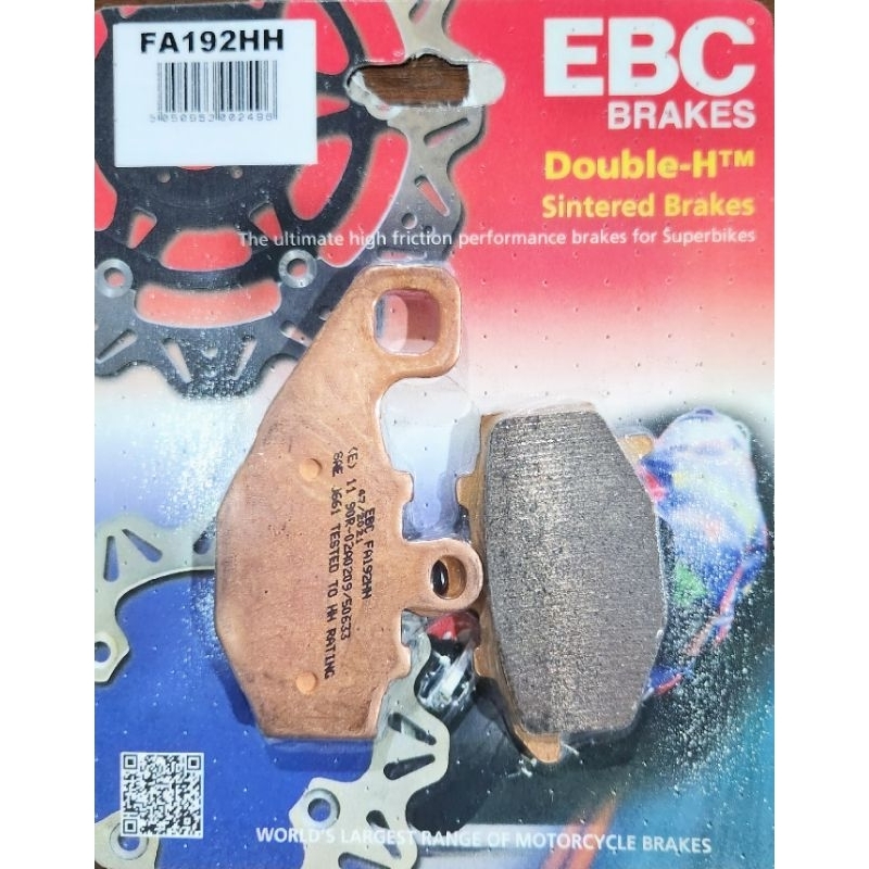 ผ้าเบรค EBC Brakes/ ผ้าหลัง Kawasaki ER6N, Versys 650, Z1000 | Shopee ...