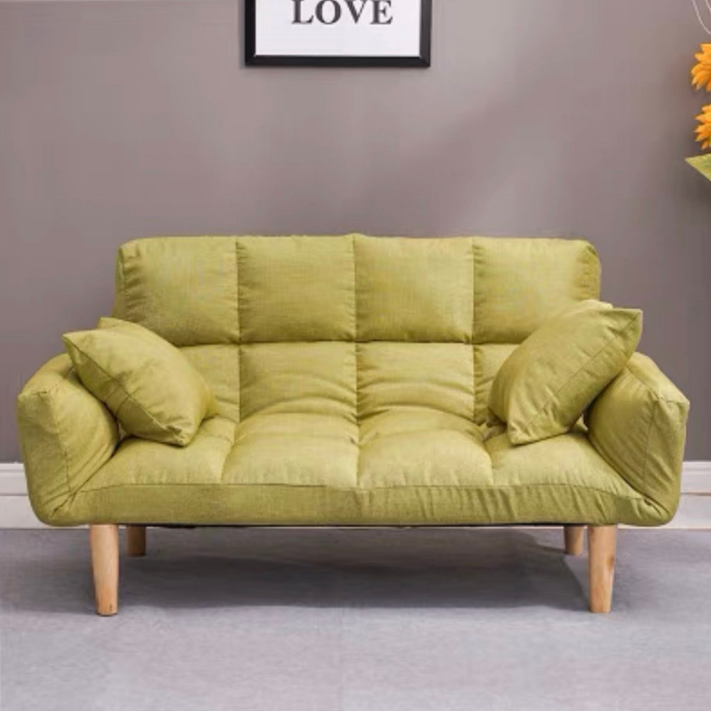 ins style Sofaโซฟาปรับนอน ปรับนอนได้ 5 ระดับ มาพร้อมหมอนอิงเข้าเซต 2 ใบ ...