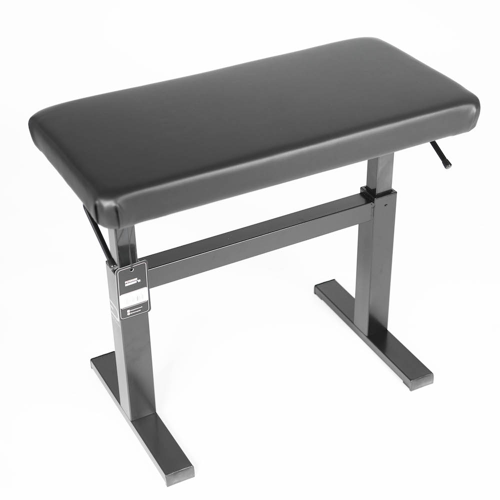 เก้าอี้เปียโน Discacciati 810 Hydraulic - Metal Bench - Black Vinyl ...